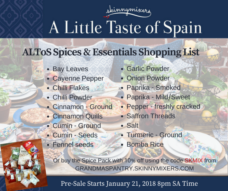 Spanish Ingredients - Skinnymixers