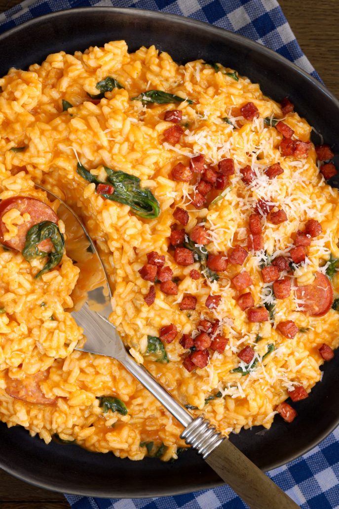 THMD: Cheesy Chorizo Risotto - Skinnymixers