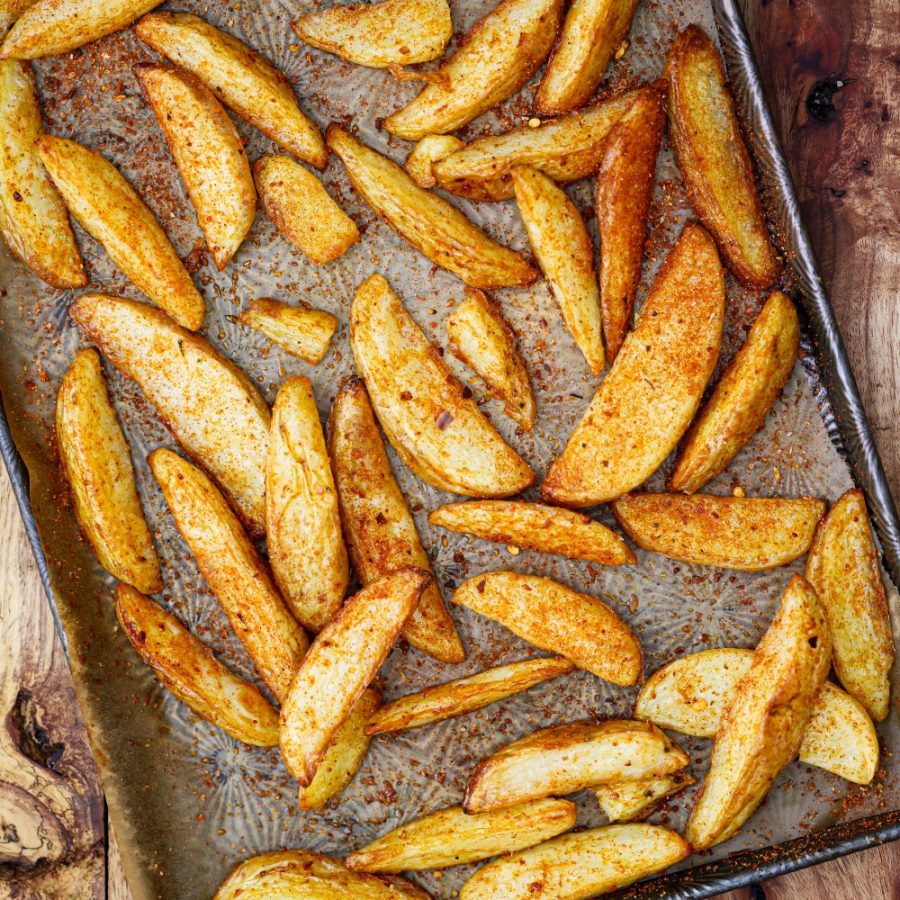 Guest Recipe: Mez's Famous Potato Wedges - Skinnymixers