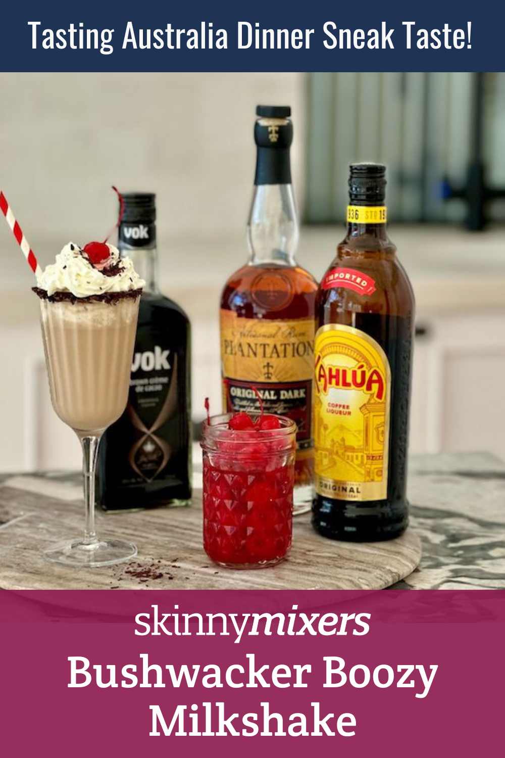 Guest Recipe: Grant's Bushwacker Boozy Milkshake - Skinnymixers