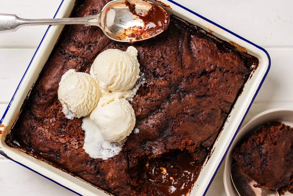 Chocolate Self Saucing Pudding - the easiest recipe! - Skinnymixers