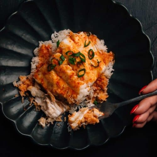 Coconut Sriracha Fish with Coconut Rice - Skinnymixers